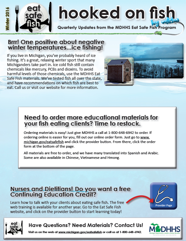 Winter Eat Safe Fish Newsletter