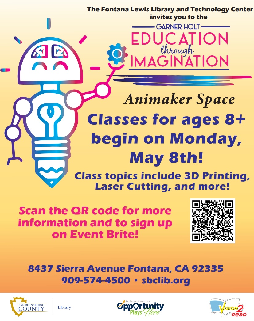 Animaker Space will inspire imaginations at Fontana library