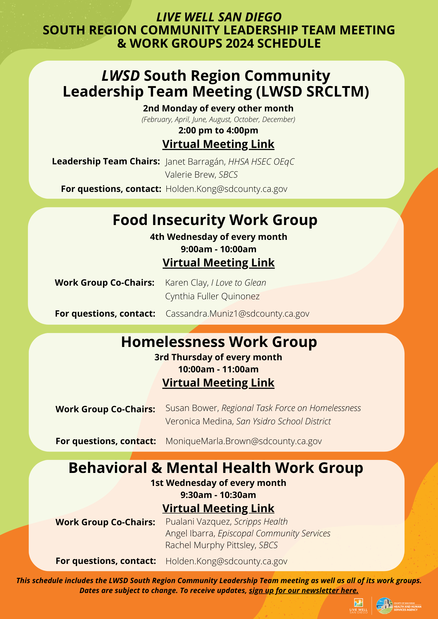 Join Us Tomorrow! LWSD SRCLT Food Insecurity Work Group 1/24 9:00 AM