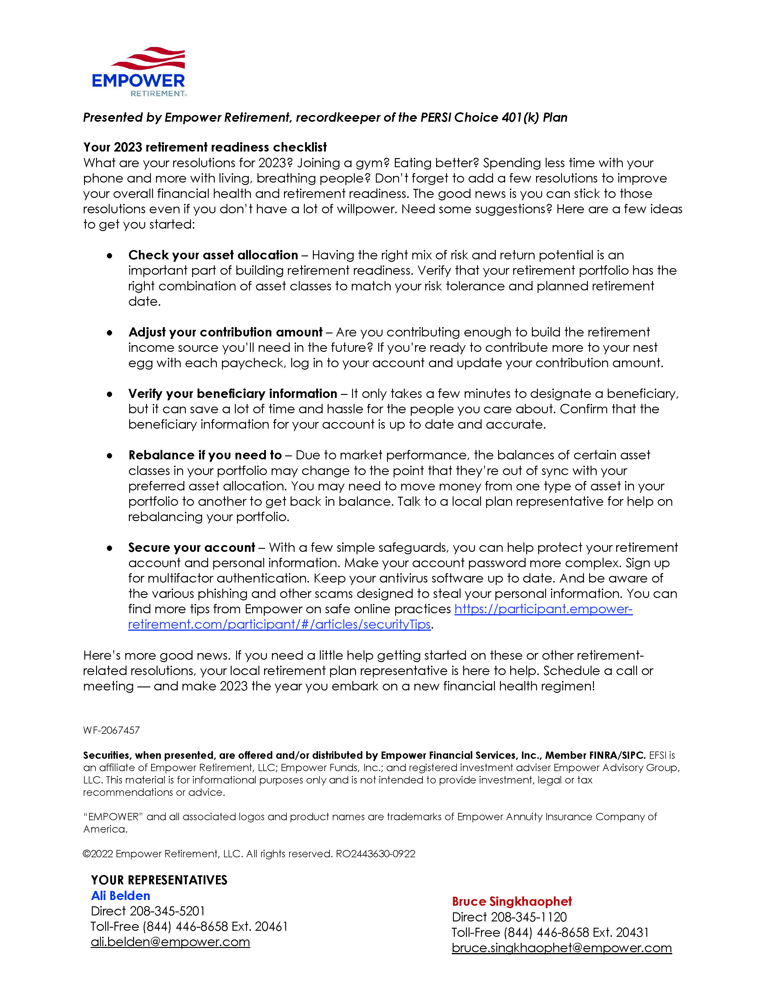 2022 December Employer Newsletter