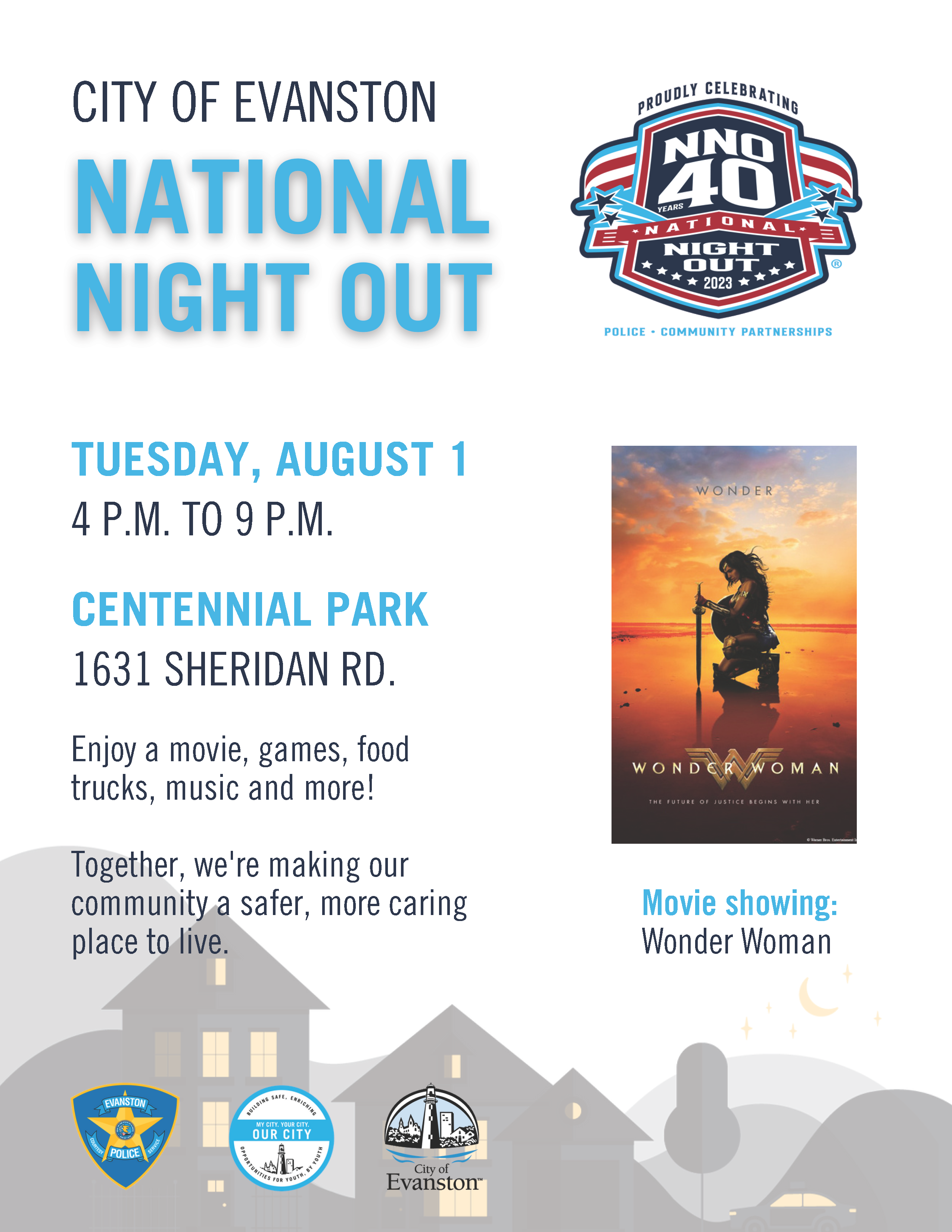 Press Release: City to Host National Night Out Event on August 1