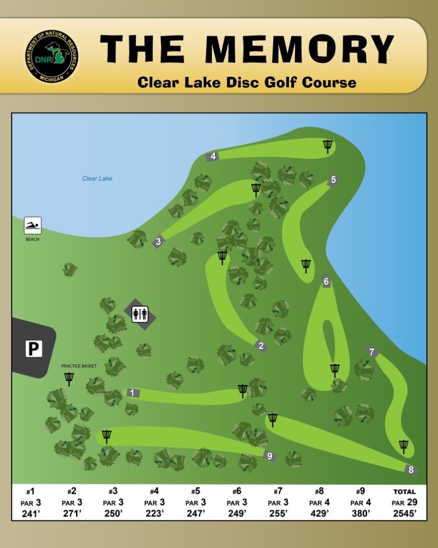 New Disc Golf Course Open at Clear Lake State Park