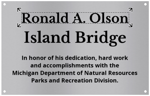 [Michigan] DNR dedicates Ronald A. Olson Island Bridge | National ...