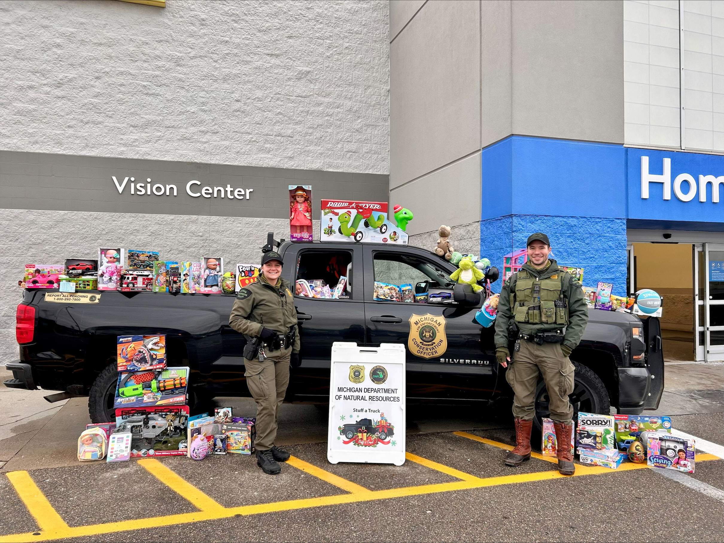 DNR Stuff a Truck holiday toy collections available through Sunday