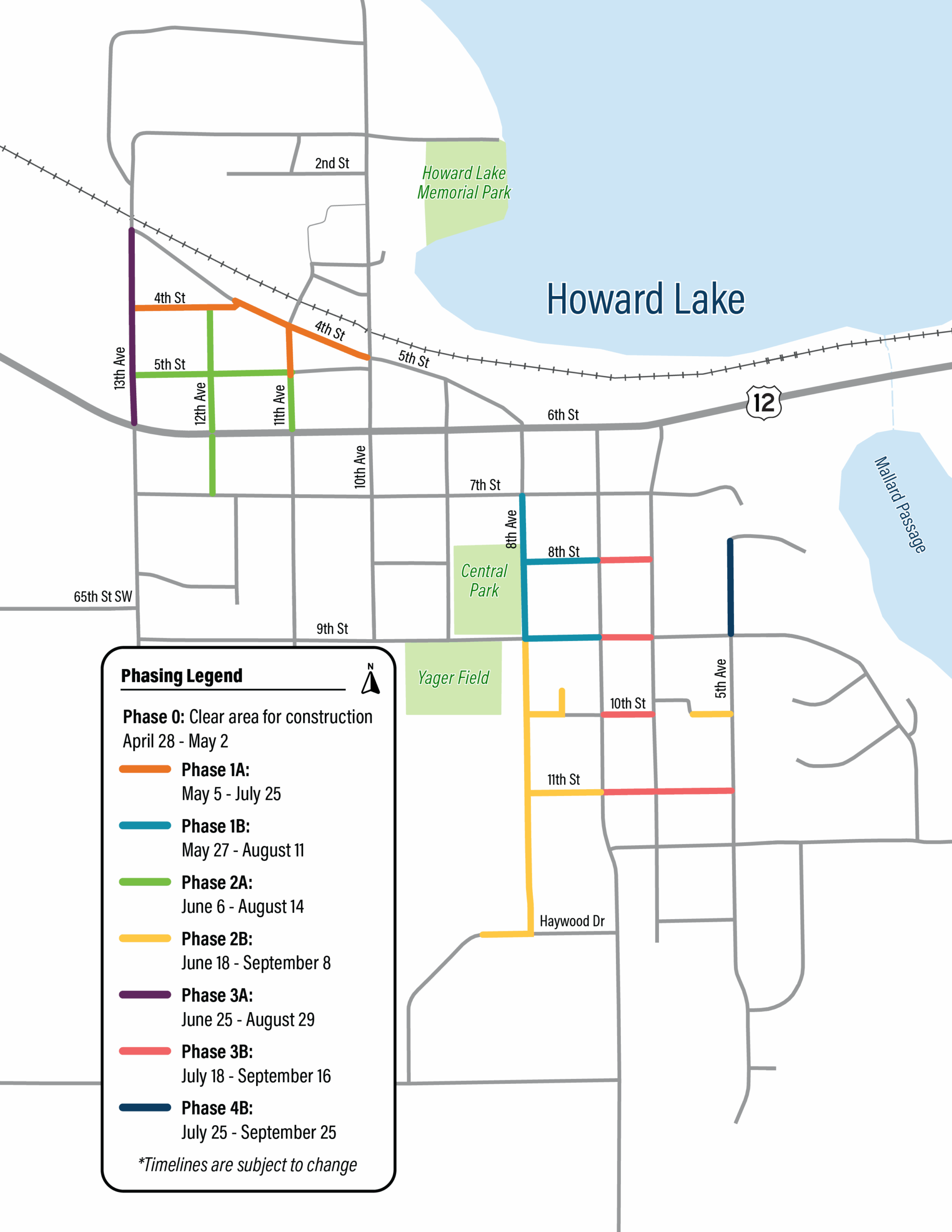 Howard Lake Street & Utility Improvements: Construction update