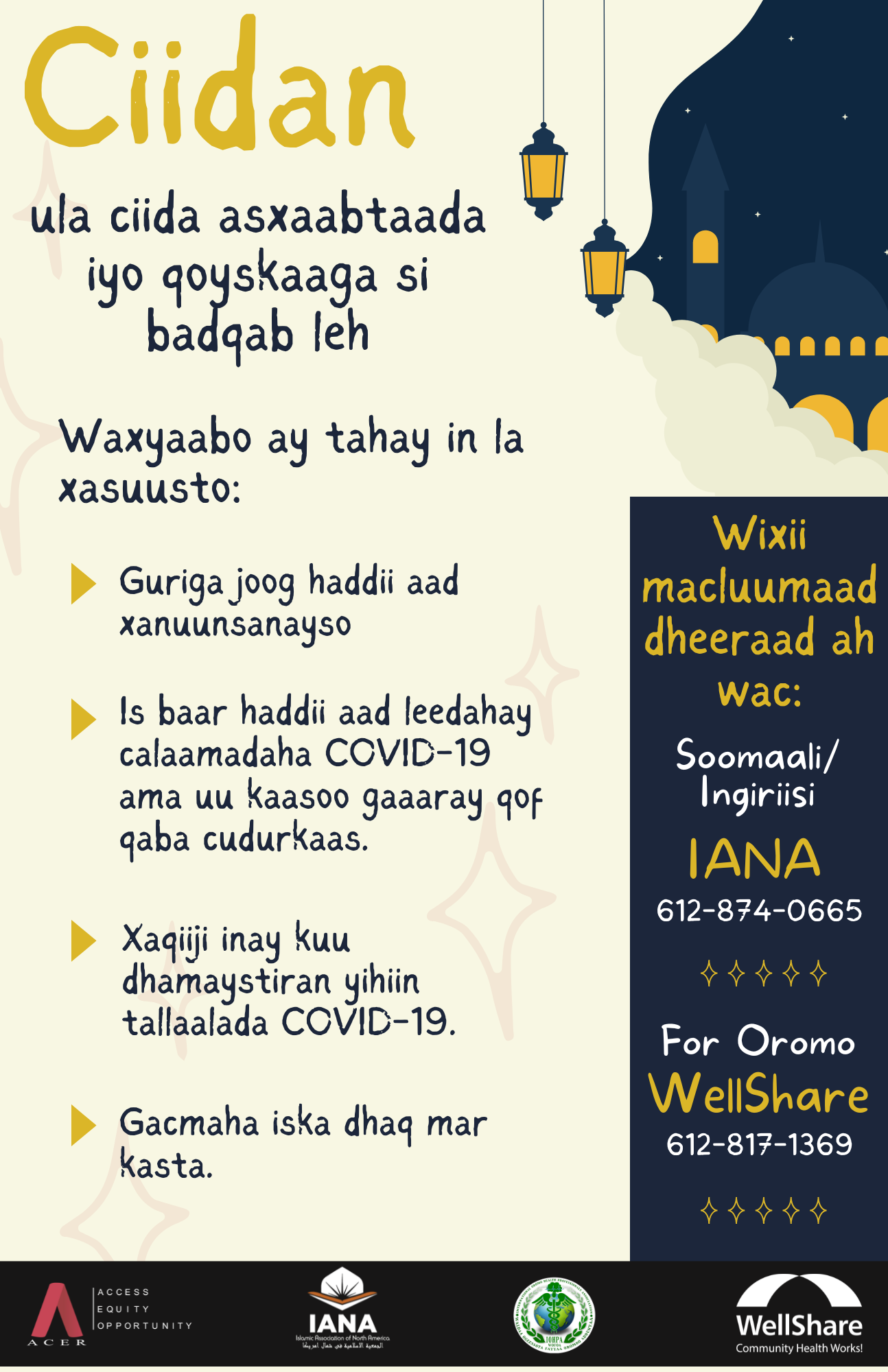 Cultural, Faith, and Disability Communities COVID-19 Updates 4/12/24