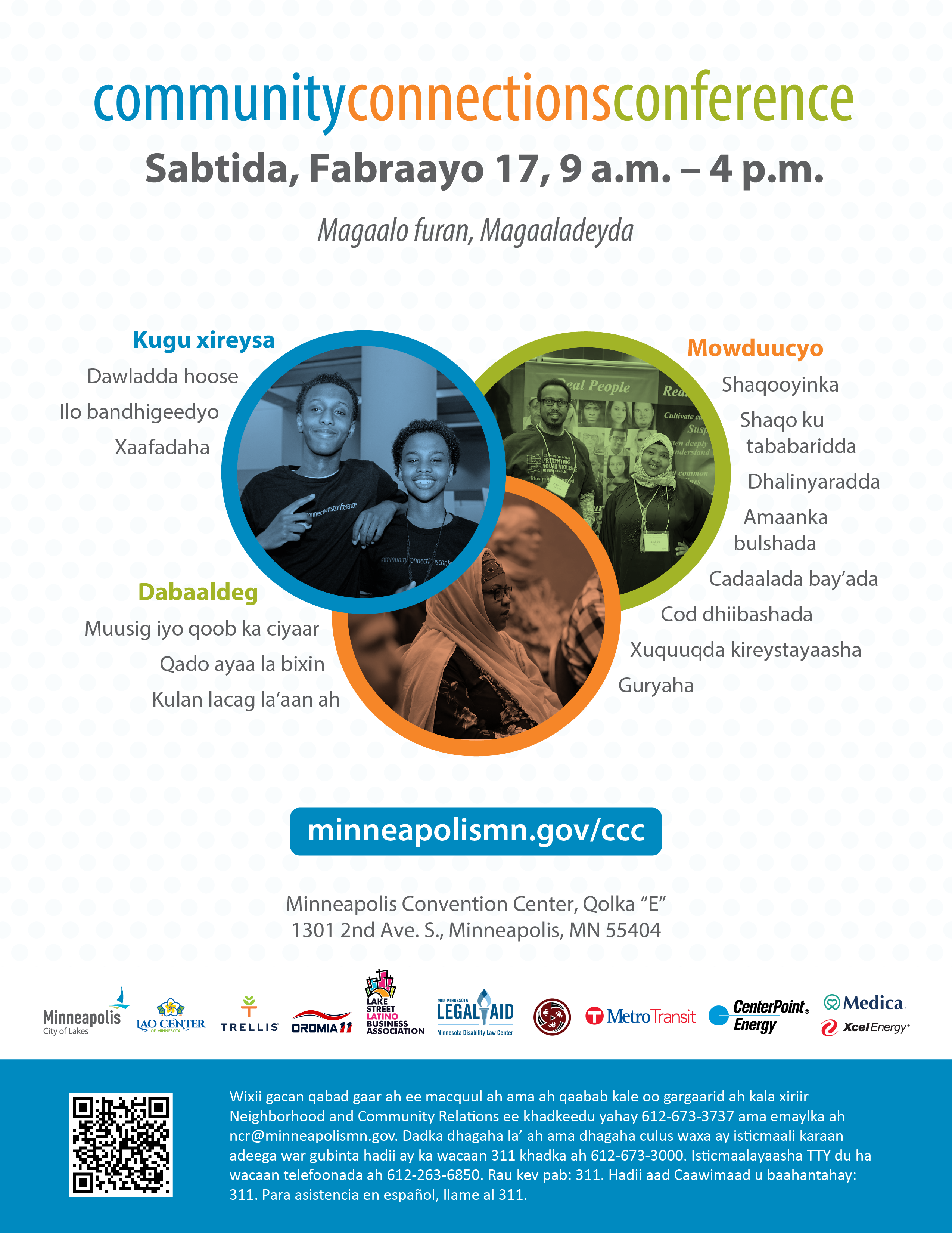 Last day to register online for the Community Connections Conference