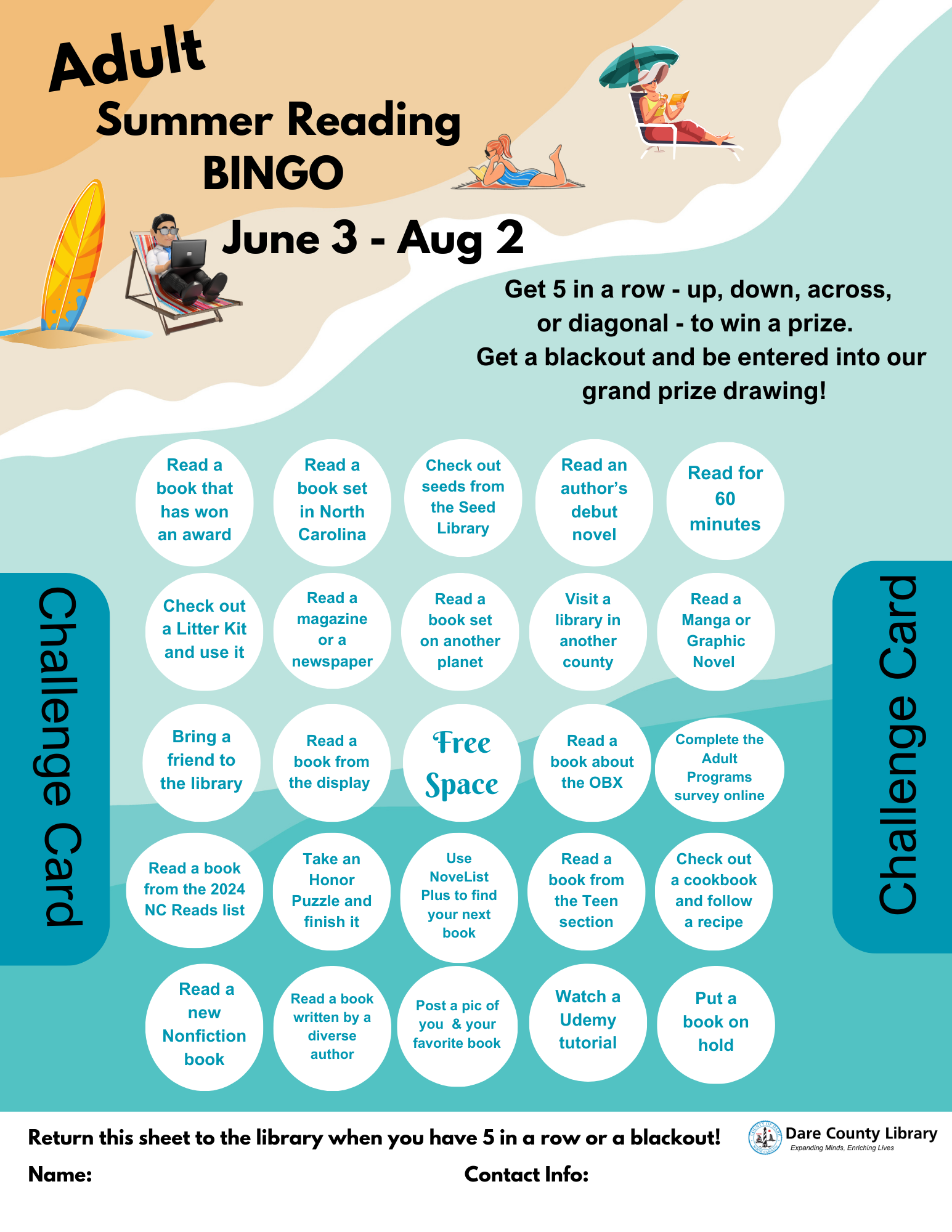 Dare County Library June 2024 Newsletter