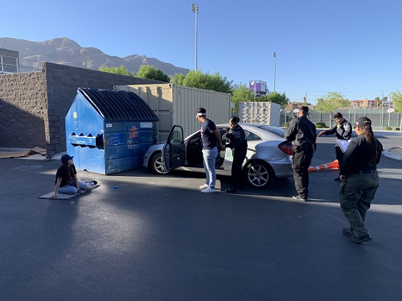 1906-003 North Las Vegas Police Department Explorers Show Off Their ...