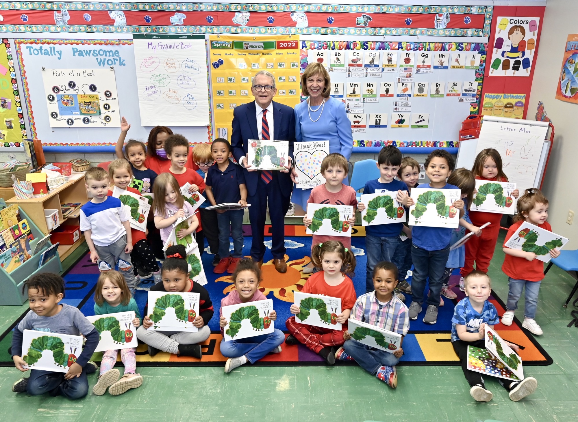 Ohio Governor Mike DeWine and First Lady Fran DeWine Celebrate Dolly ...