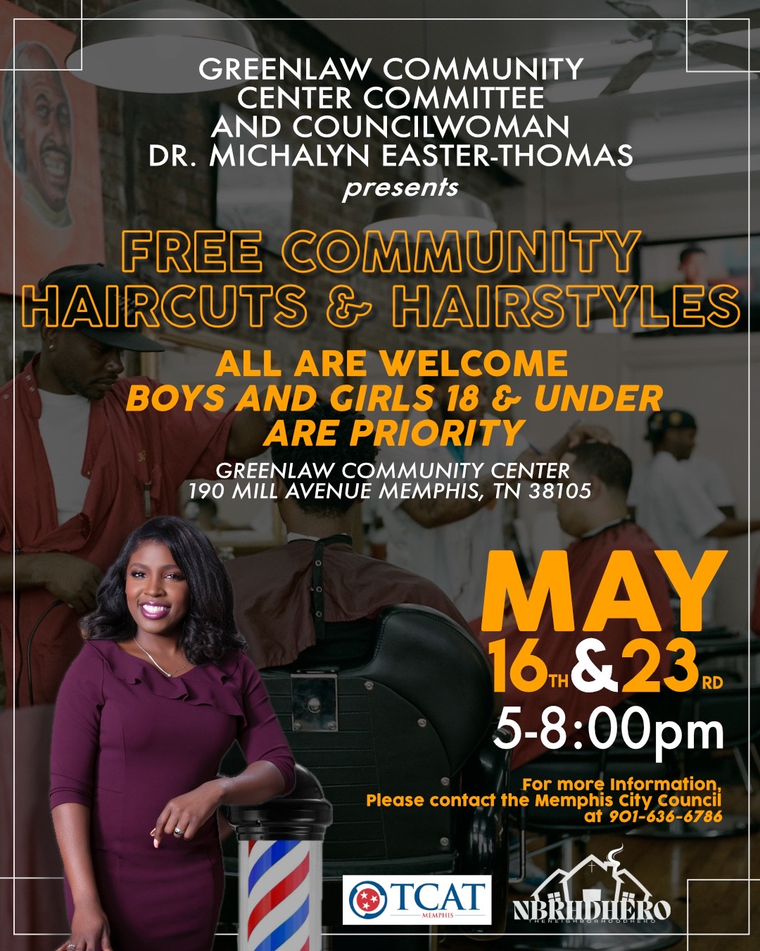 COUNCILWOMAN DR. MICHALYN EASTER-THOMAS TO HOST FREE BARBERING EVENT ...