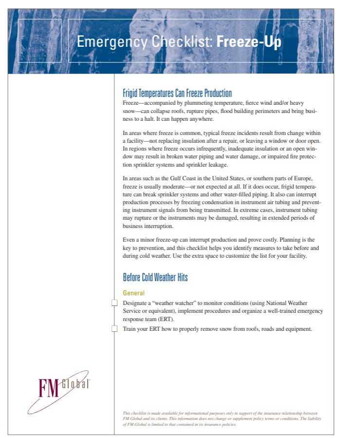 Being Prepared before a Winter Storm Event Hits!