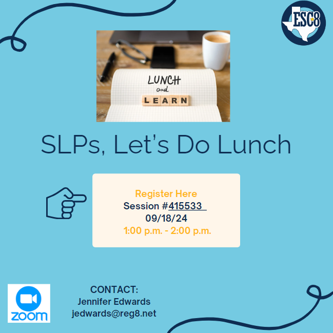 Upcoming SLP Professional Development Sessions and News