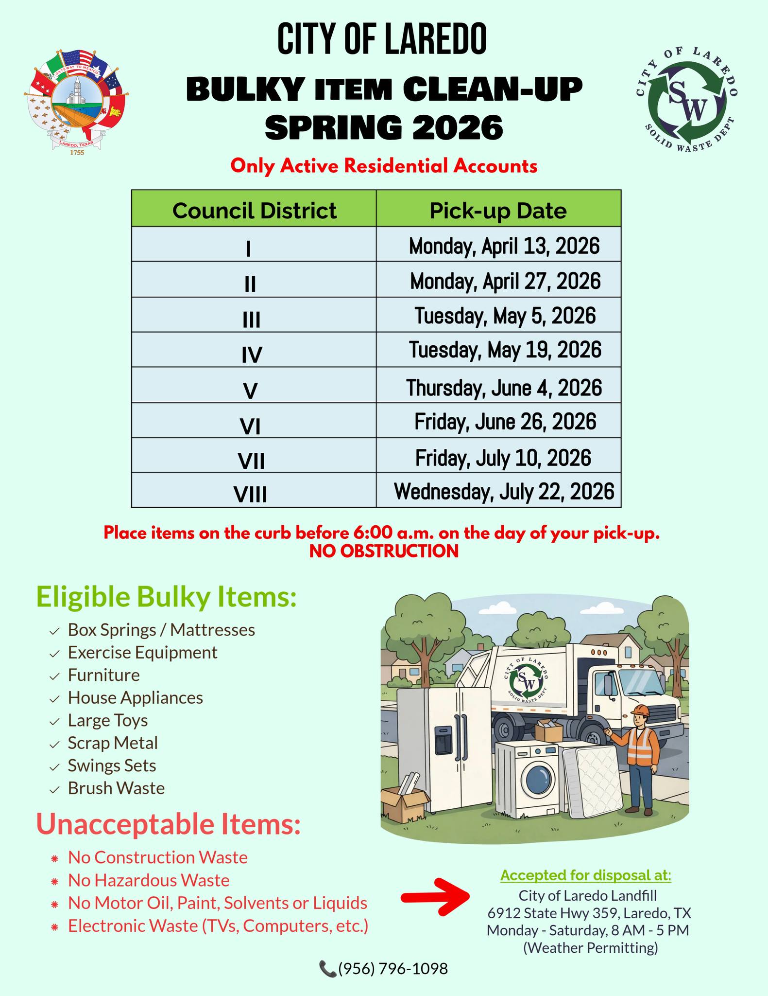 ADVISORY: The Week Ahead > April 20, 2026 - April 26, 2026