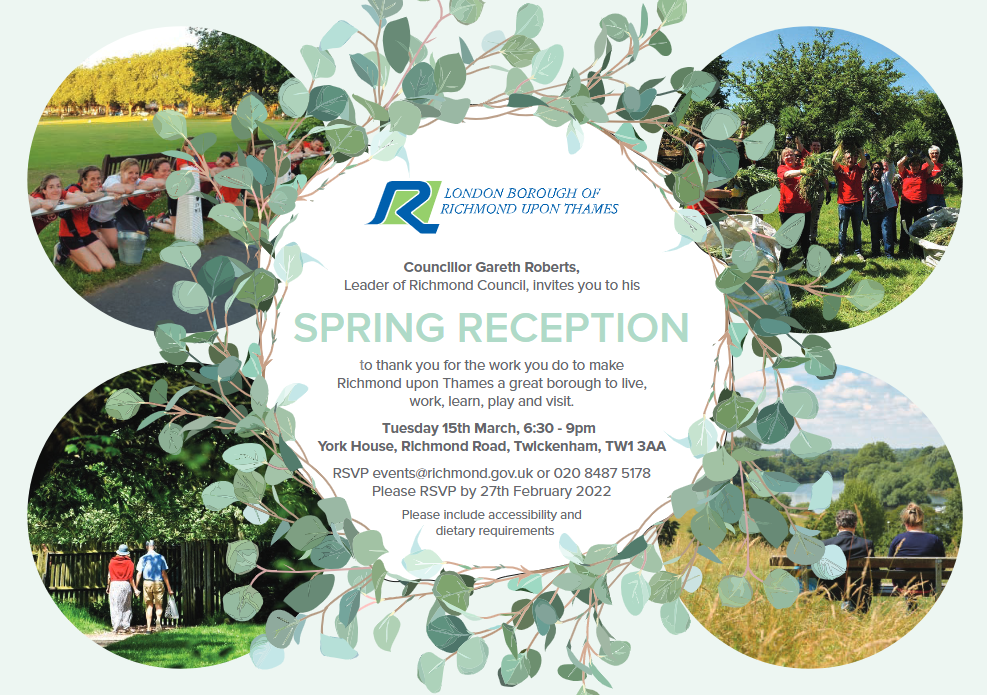 You are invited to the Richmond Leader's Spring Reception