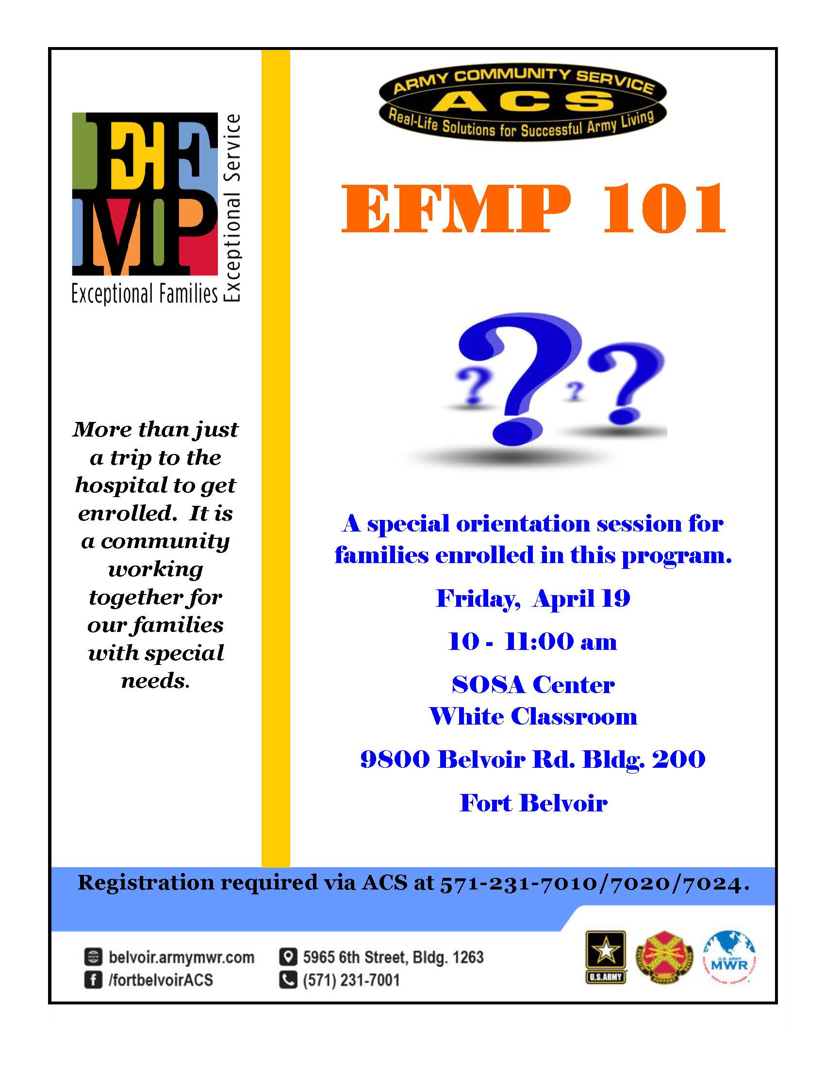 Fort Belvoir Upper School Week at at Glance 3/7/19