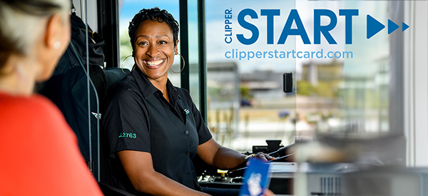 Get 50% off all Bay Area transit with Clipper START!