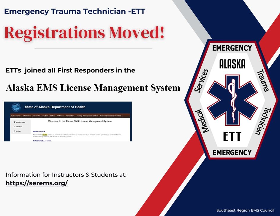 Alaska ETT Update and Info Sessions