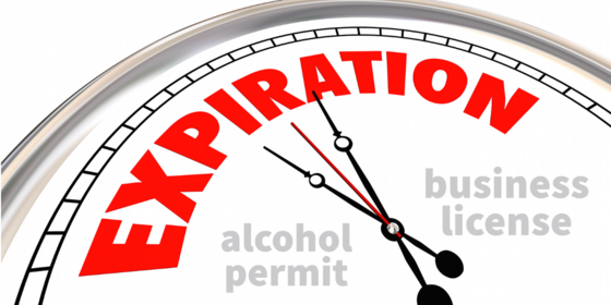 BUSINESS LICENSE/ ALCOHOL PERMIT EXPIRATION