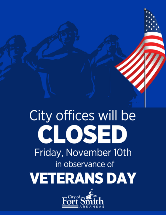 City Offices Closed On Friday For Veterans Day