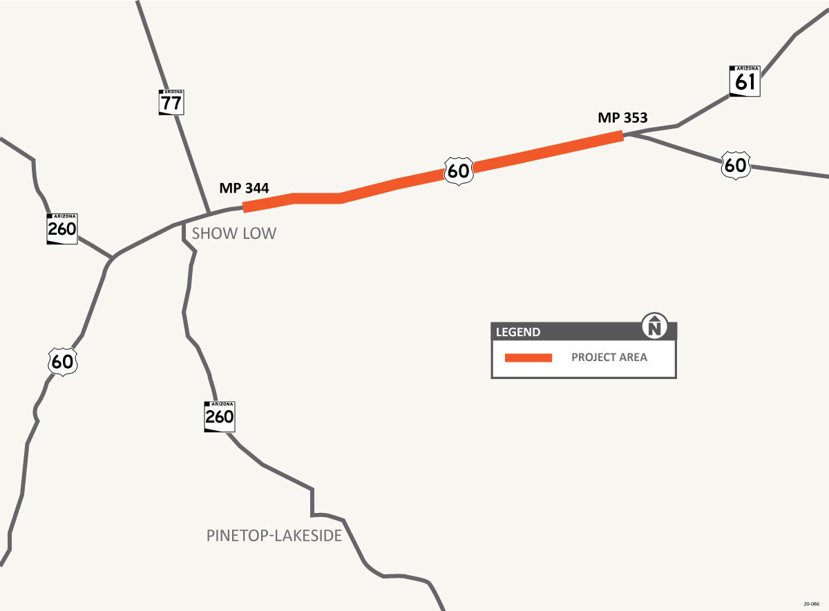 Pavement preservation project on the US 60 between 40th Street and ...