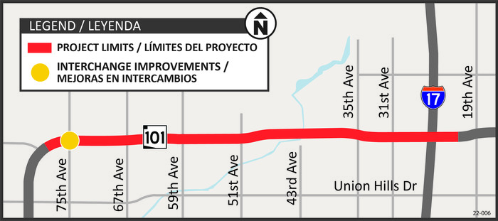 REMINDER: Loop 101, 75th Ave to I-17 widening project virtual public ...