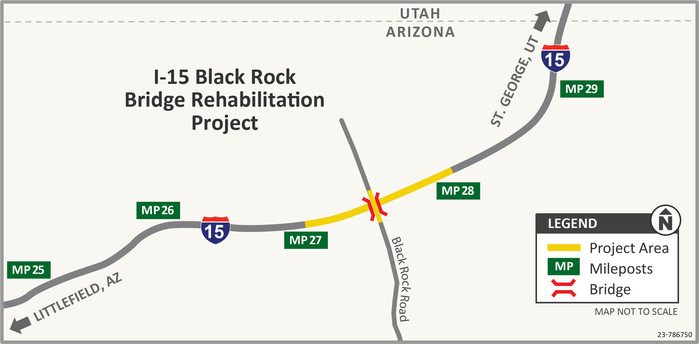 Interstate 15 Black Rock Road Bridge construction project begins Jan. 9
