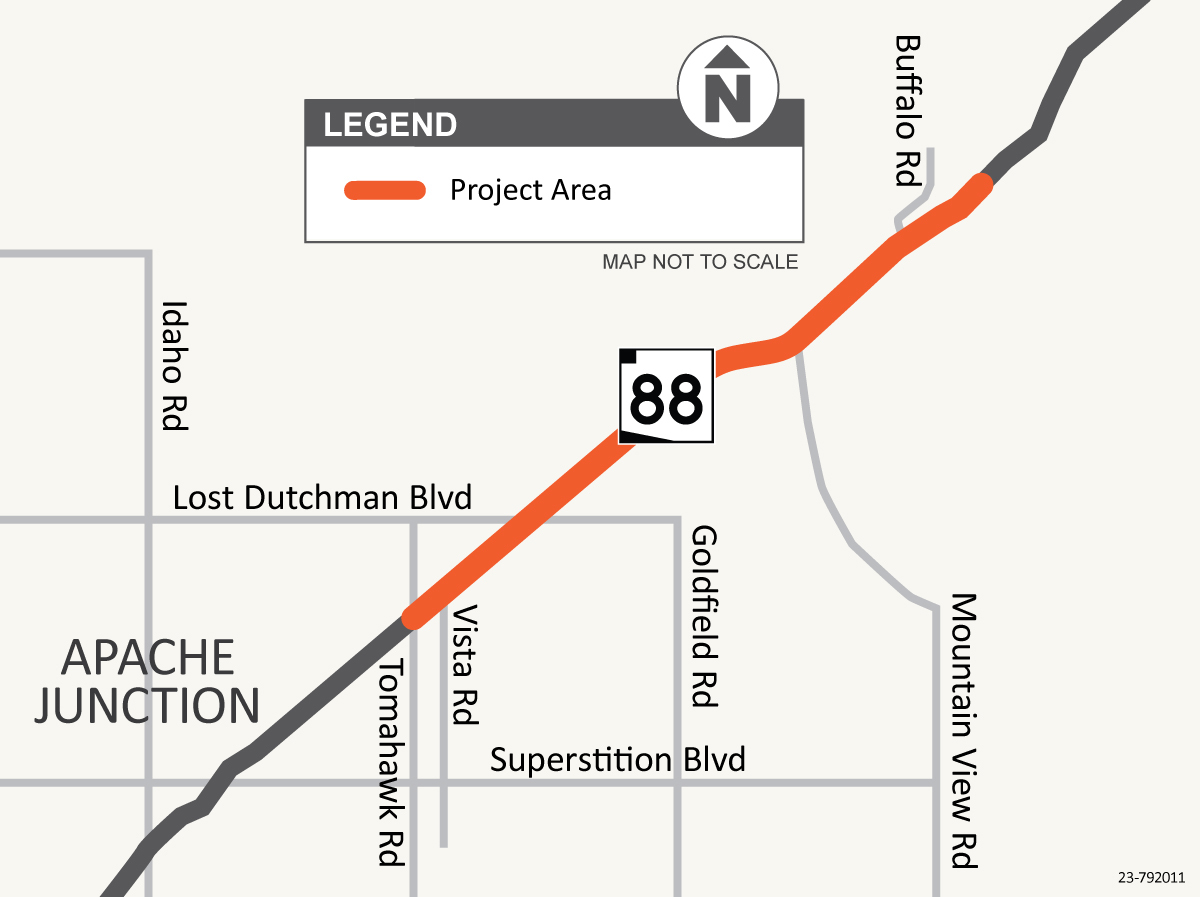 Improvements will require 50-day closure of State Route 88 and Tomahawk Road intersection, other ...
