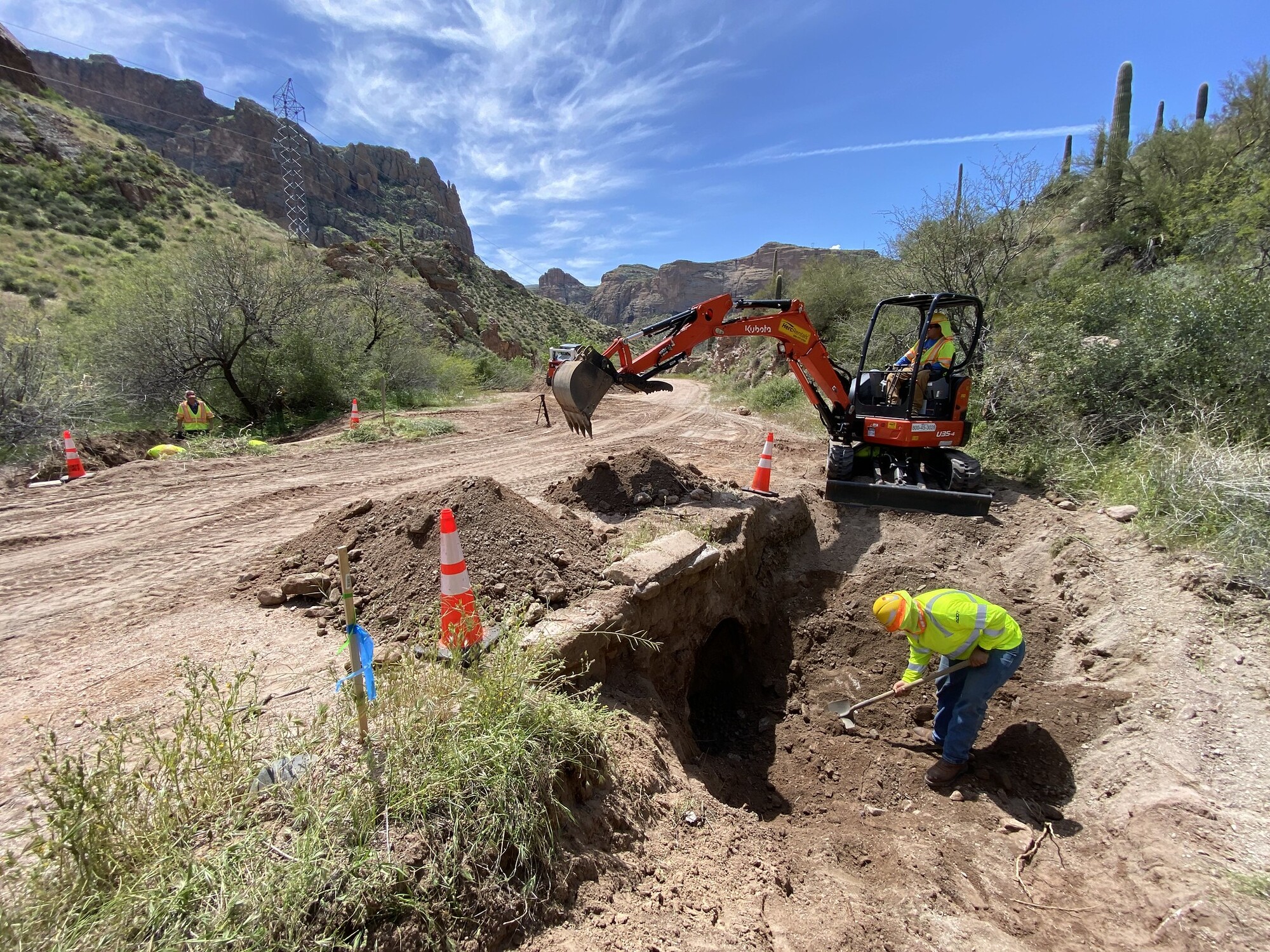 Initial repairs underway to restore limited access to State Route 88