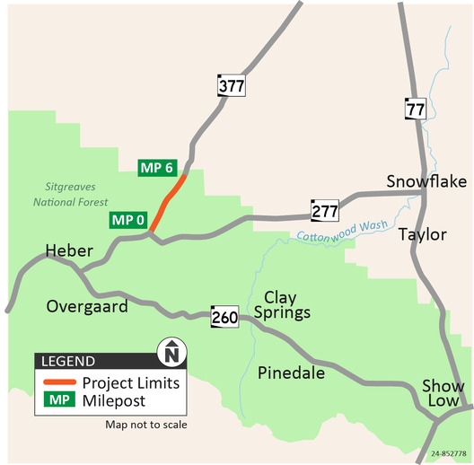 Expect delays along SR 377 near Heber-Overgaard beginning June 10 for ...