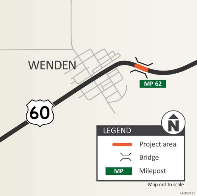 US 60 Centennial Wash Bridge Replacement project in Wenden scheduled to ...