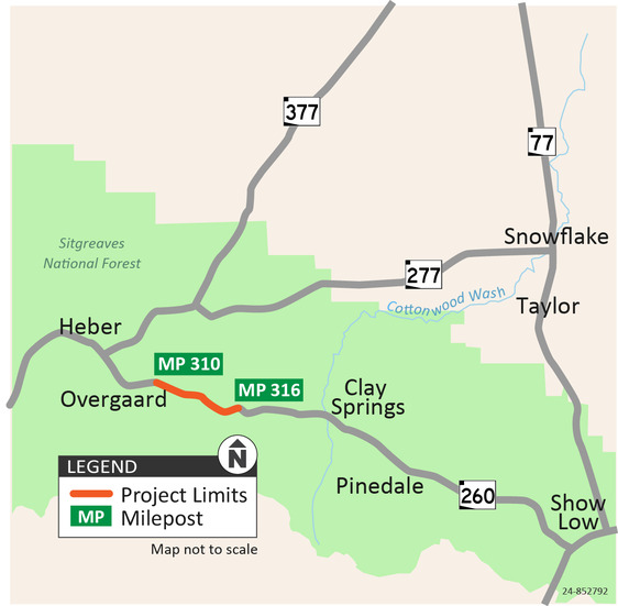 Expect delays along SR 260 near Heber-Overgaard beginning July 8 as new ...