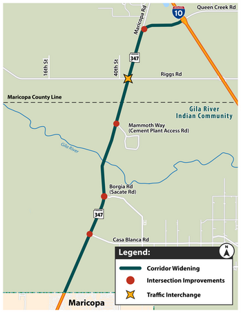 Join ADOT for a public meeting on SR 347 Improvements Aug. 15
