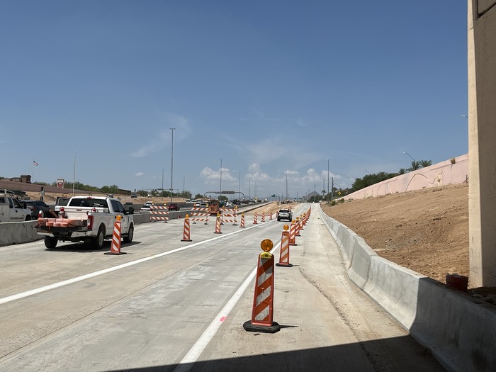 Northbound Loop 101 off-ramp at Frank Lloyd Wright Boulevard is now open