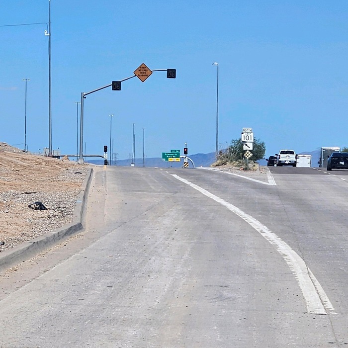 Northbound Loop 101 on-ramp at Frank Lloyd Wright Boulevard is now open