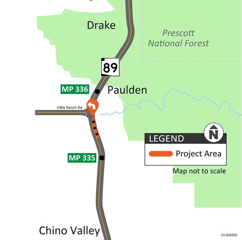 SR 89 turn-lane project in Paulden scheduled to begin construction ...
