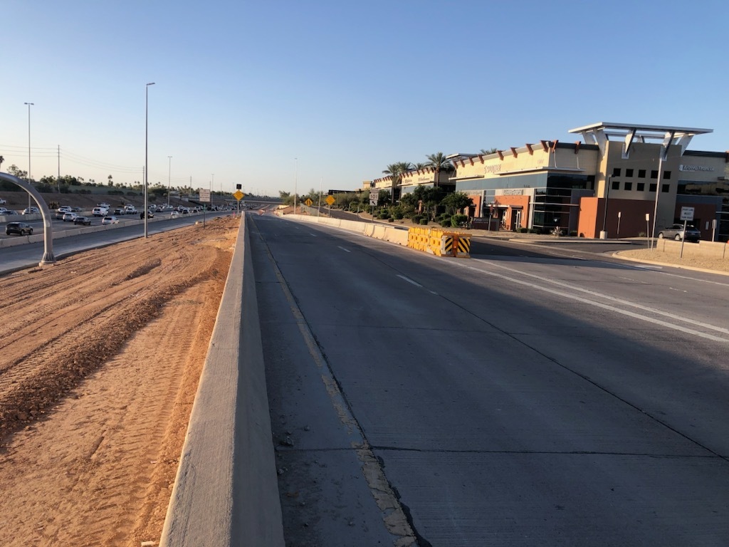 Southbound Loop 101 on-ramp at Raintree Drive is now open