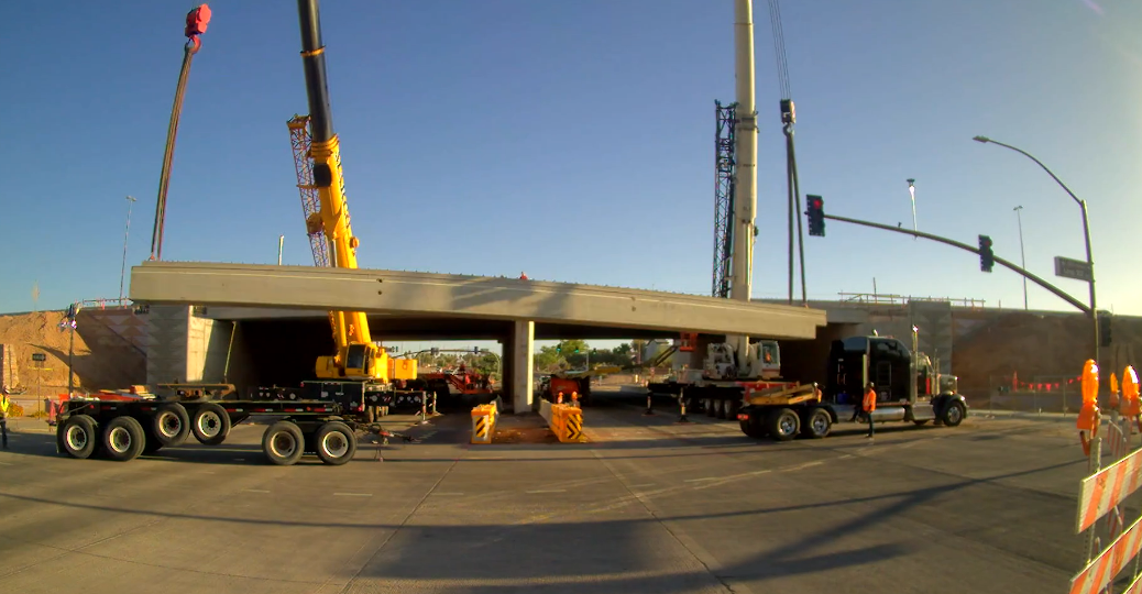 Westbound Loop 202 (Santan Freeway) on-ramp at McQueen Road long-term ...