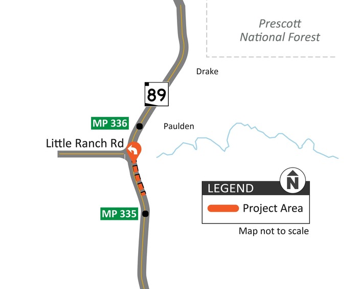 SR 89 left-turn lane project in Paulden scheduled to begin construction ...