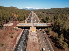 ADOT News: ADOT marks progress on I-17 wildlife overpass construction