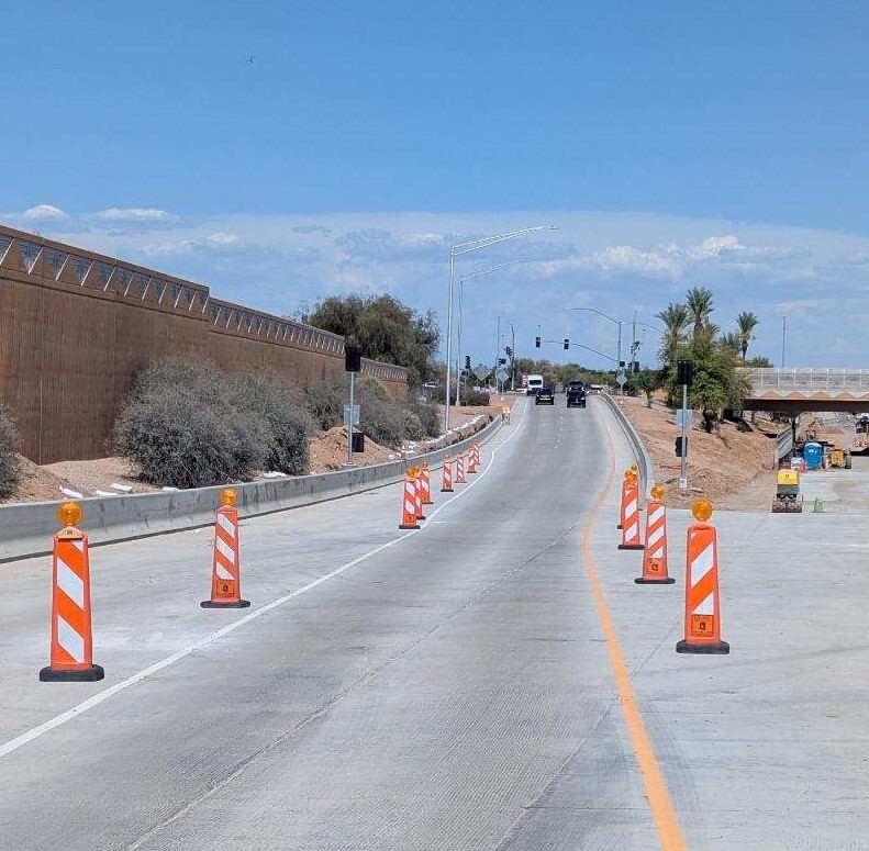 Westbound Loop 202 Santan Freeway On Ramp At Cooper Road Now Open