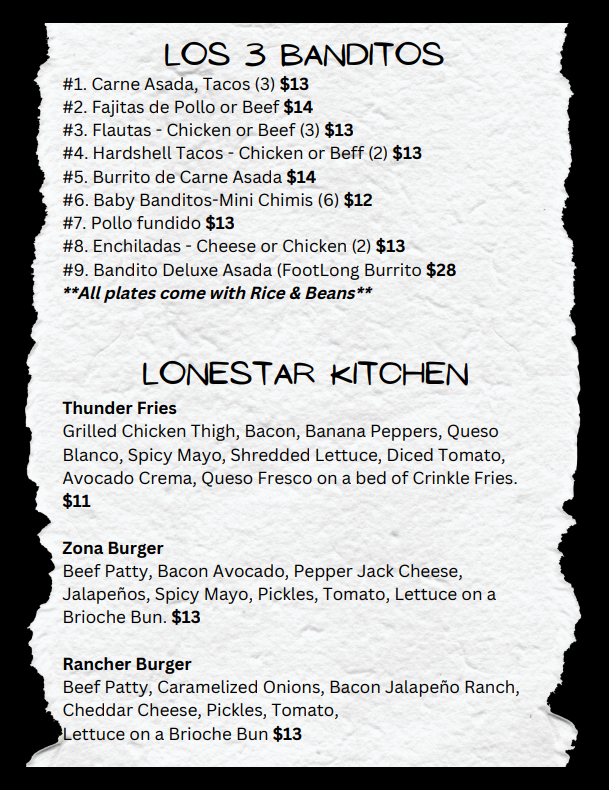 MCSO Trunk or Treat Food Truck Options October 22, 2022