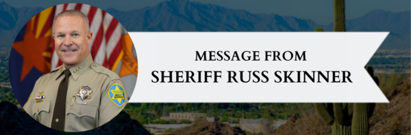 Message From Sheriff Russ Skinner