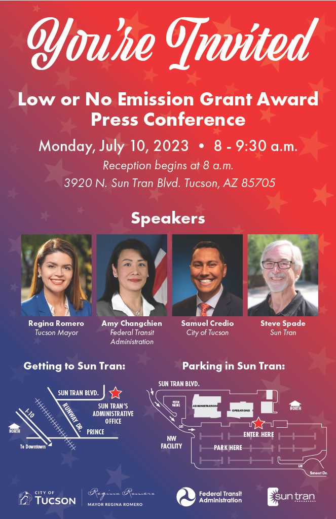 COT News Release: MAYOR ROMERO, USDOT TO ANNOUNCE $21.4M LOW OR NO ...