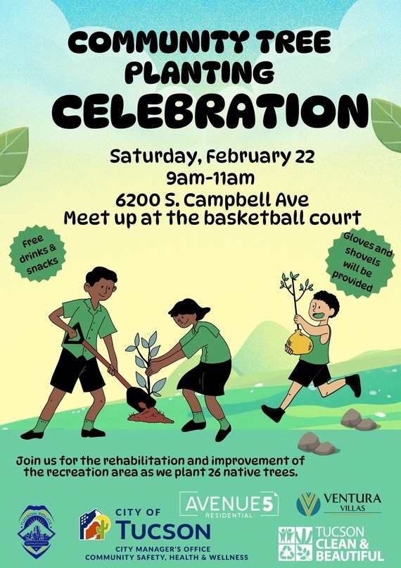 City of Tucson News Release: VIVA Site Community Tree Planting ...