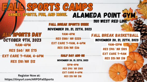 Fall Programs for Sports, Stem and Swimming