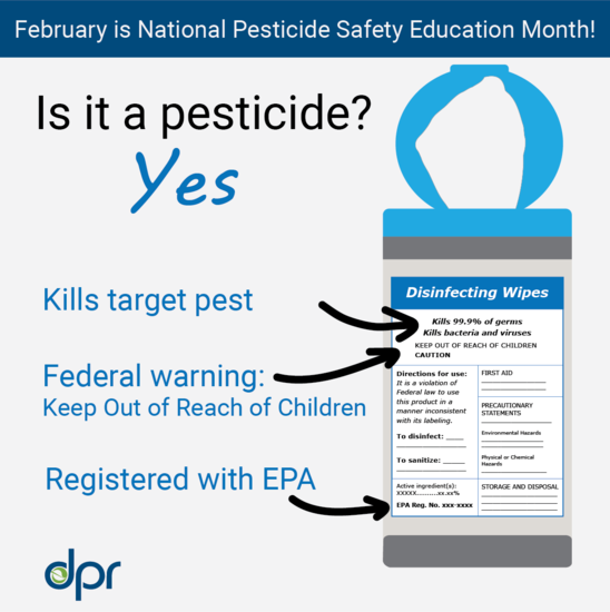How to identify a pesticide?