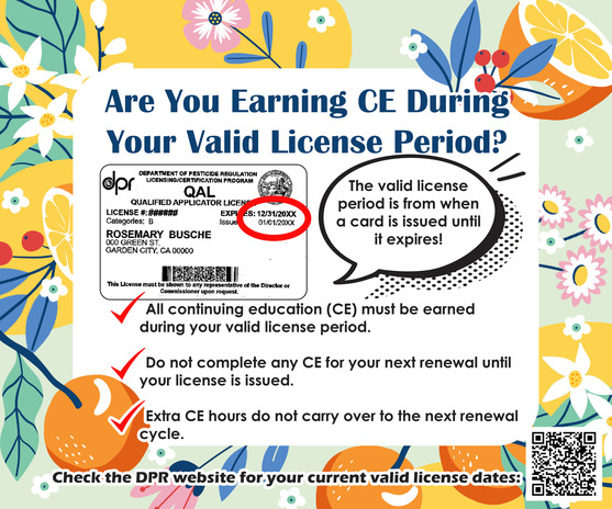 2025 Valid License Period Reminder