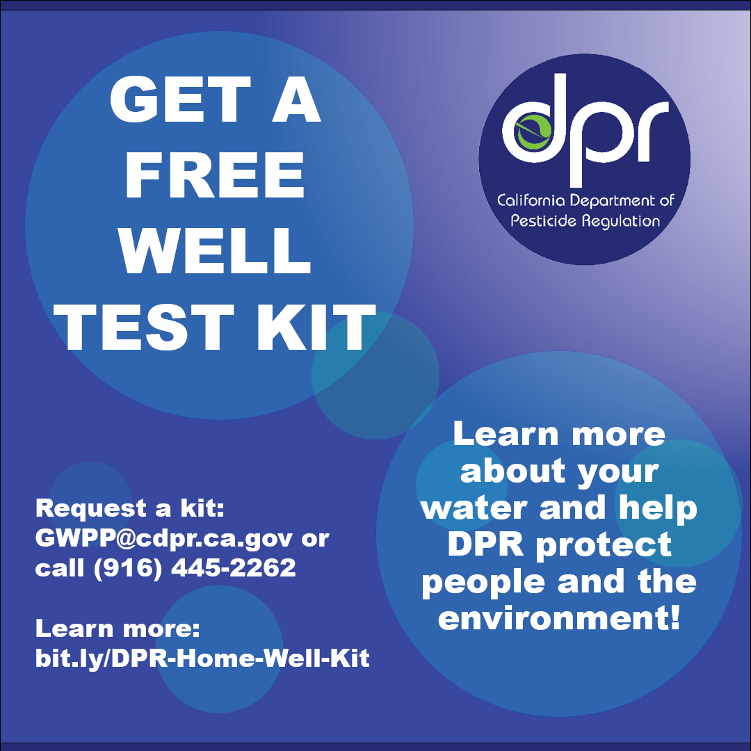 DPR offers free at-home well test kits