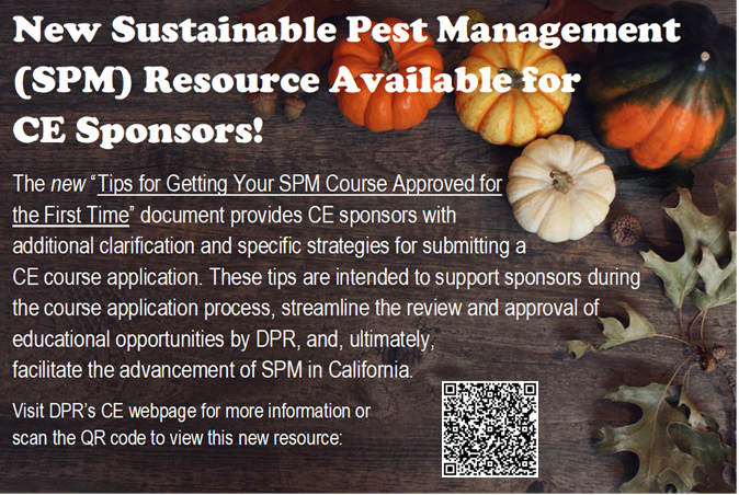 New SPM Resource Available for CE Sponsors